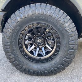 17x9 Fuel D716 Covert 6x5.5 Wheels 35" Nitto Ridge Grappler Tires ...